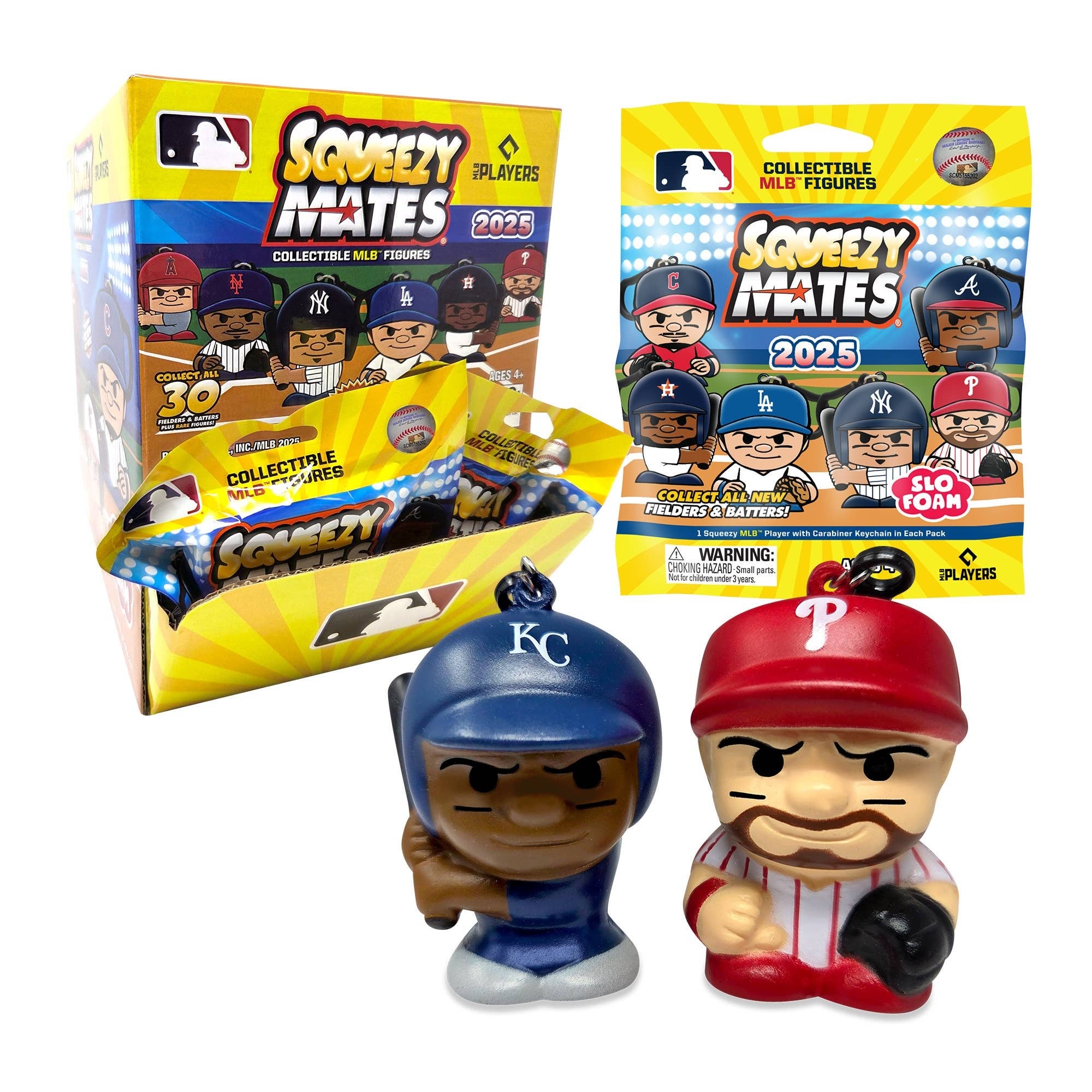 SqueezyMates MLB Gravity Feed Display Series 2025 - 24 ct | TCPS Talon Shop